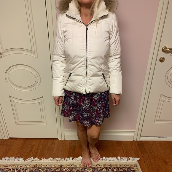 authier | Jackets & Coats | Authier Italianmade White Down Jacket ...